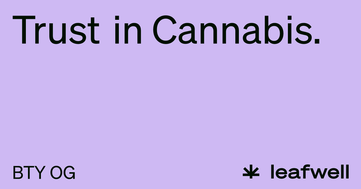 BTY OG Marijuana Strain, AKA Better Than Yours OG - Leafwell